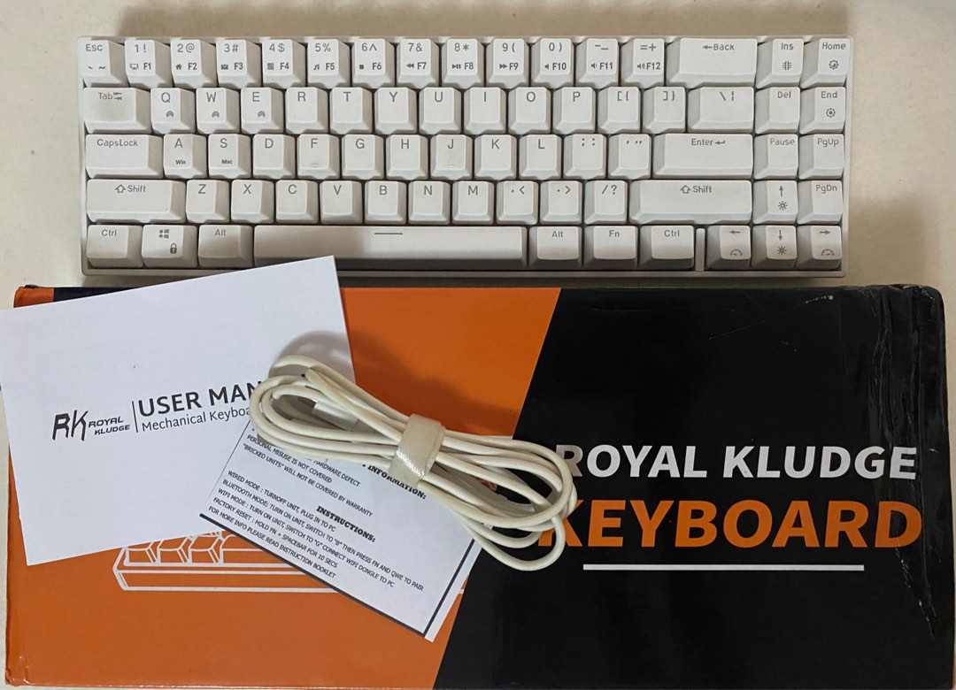 RUSH! RK71 Royal Kludge RGB Mechanical Keyboard (blue switch ...