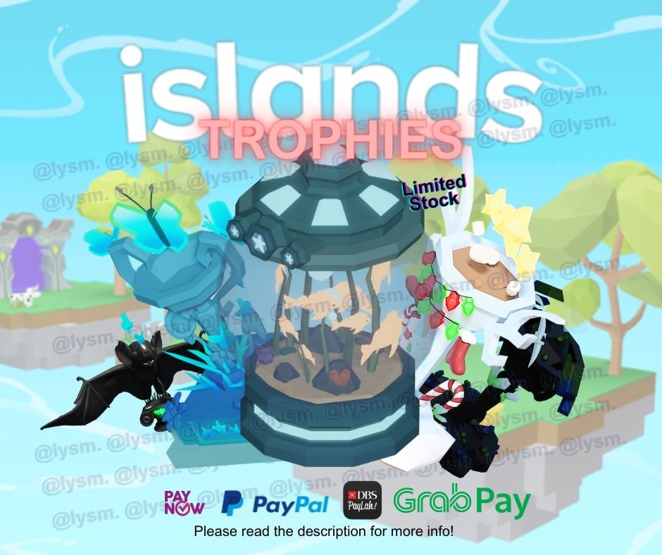 Roblox Islands Trophies, Video Gaming, Gaming Accessories, In-Game ...
