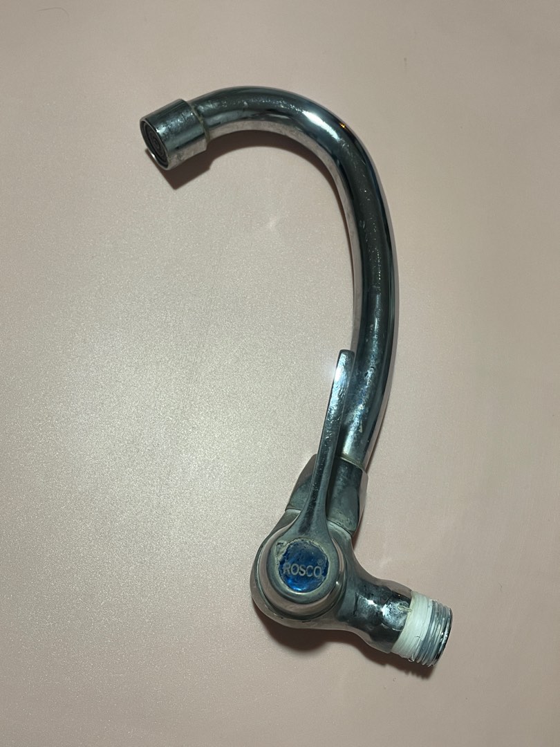 ROSCO Solid Brass Kitchen Faucet Wall Mounted, Furniture & Home Living ...