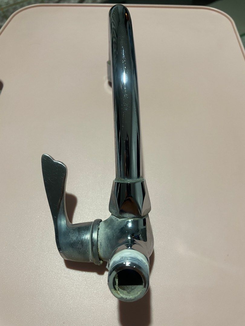 ROSCO Solid Brass Kitchen Faucet Wall Mounted, Furniture & Home Living ...