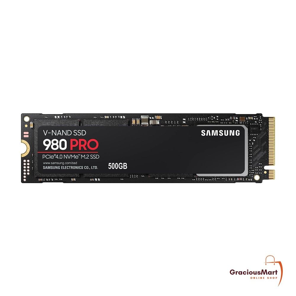 SAMSUNG 980 PRO 500GB PCIe NVMe Gen4 Internal Gaming SSD M.2 (MZ ...