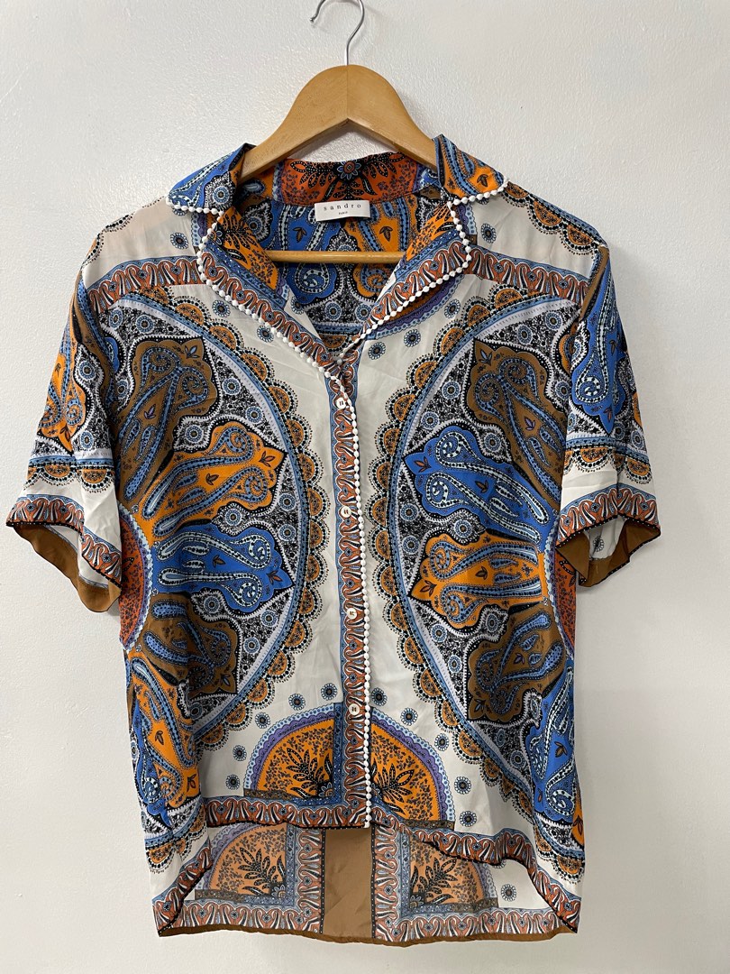 Sandro Paris, Women's Fashion, Tops, Blouses on Carousell