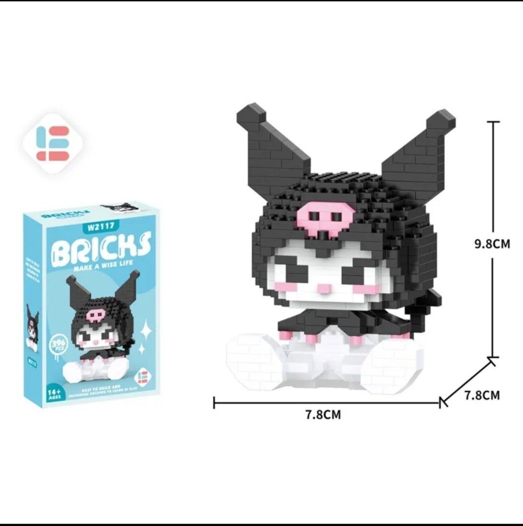 Sanrio Cartoon Granular Building block W2117 (A2), Hobbies & Toys, Toys ...