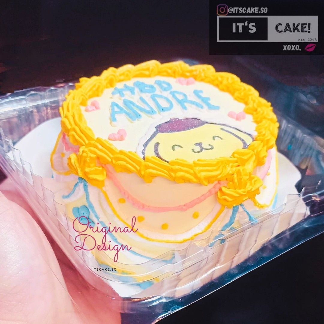 Sanrio Pompompurin Vintage Bento Cake, Food & Drinks, Homemade Bakes on ...