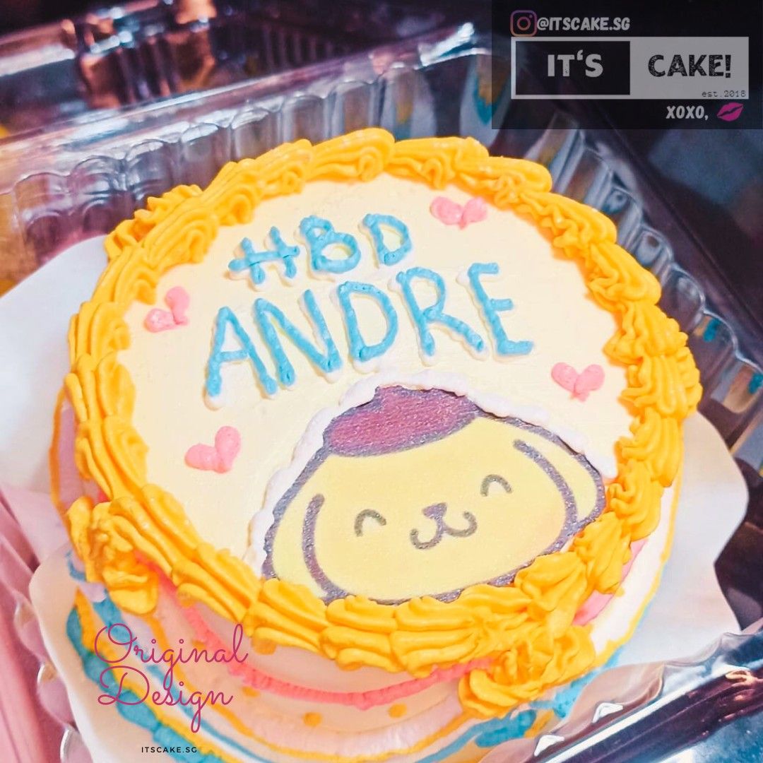 Sanrio Pompompurin Vintage Bento Cake, Food & Drinks, Homemade Bakes on ...