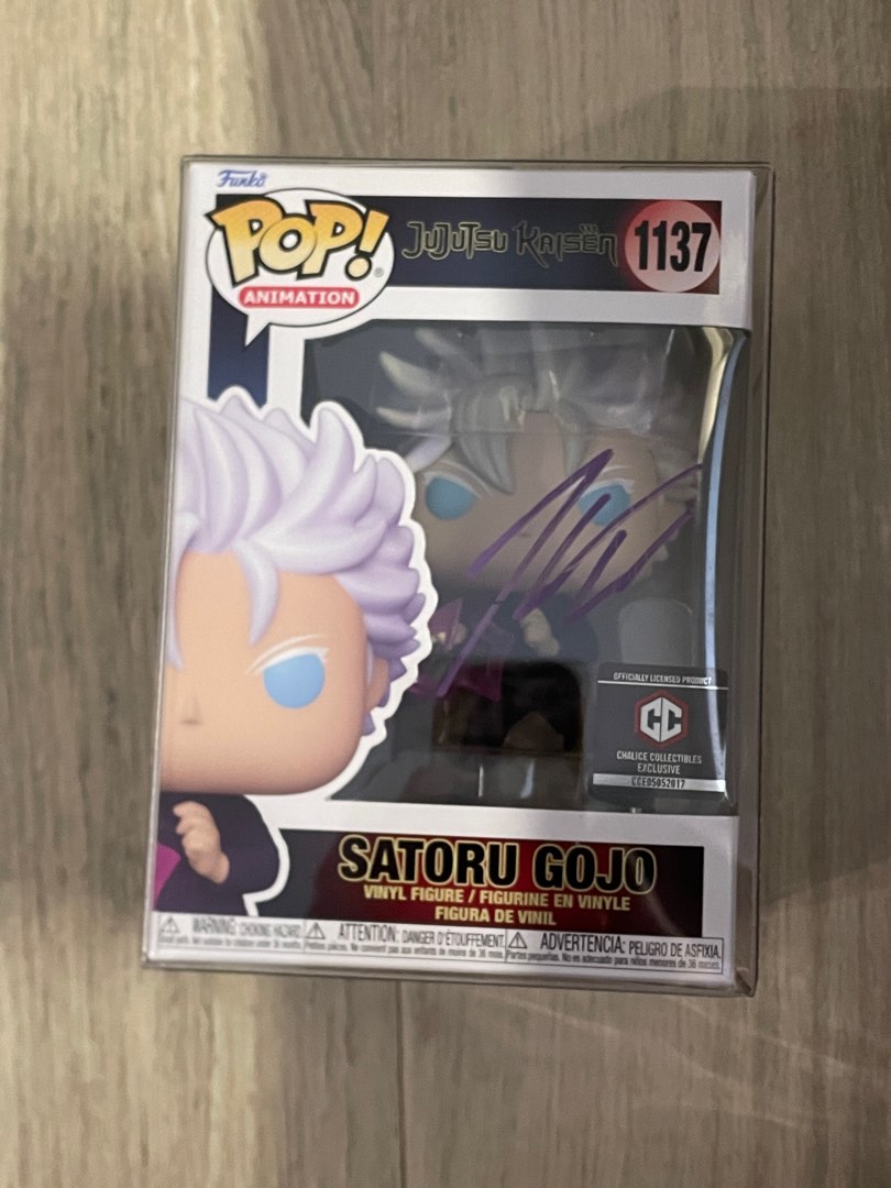 Satoru Gojo funko pop signed (PSA GRADED), Hobbies & Toys, Toys & Games ...