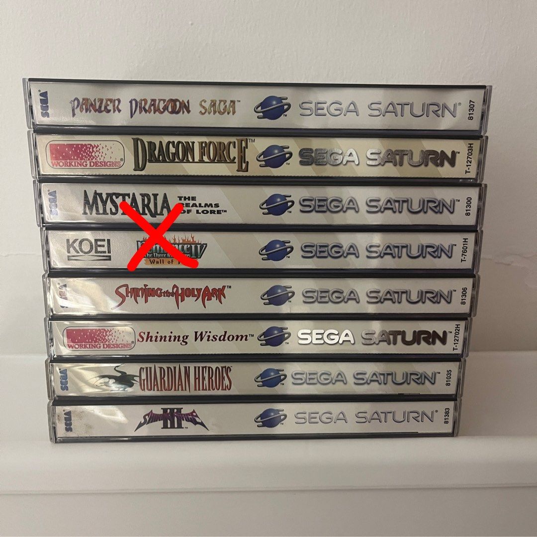 Sega Saturn Assorted Games Bundle, Video Gaming, Video Games, Others on ...