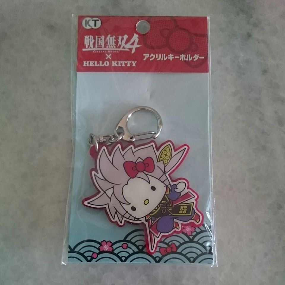 Sengoku Musou (Samurai Warriors) x Hello Kitty Acrylic Keychain ...