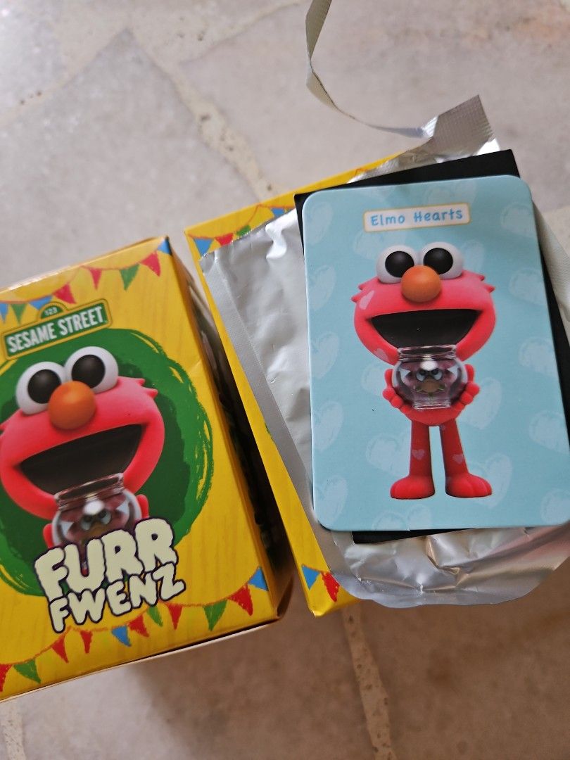 Sesame street blind box - SUPER RARE ELMO HEARTS, Hobbies & Toys, Toys ...