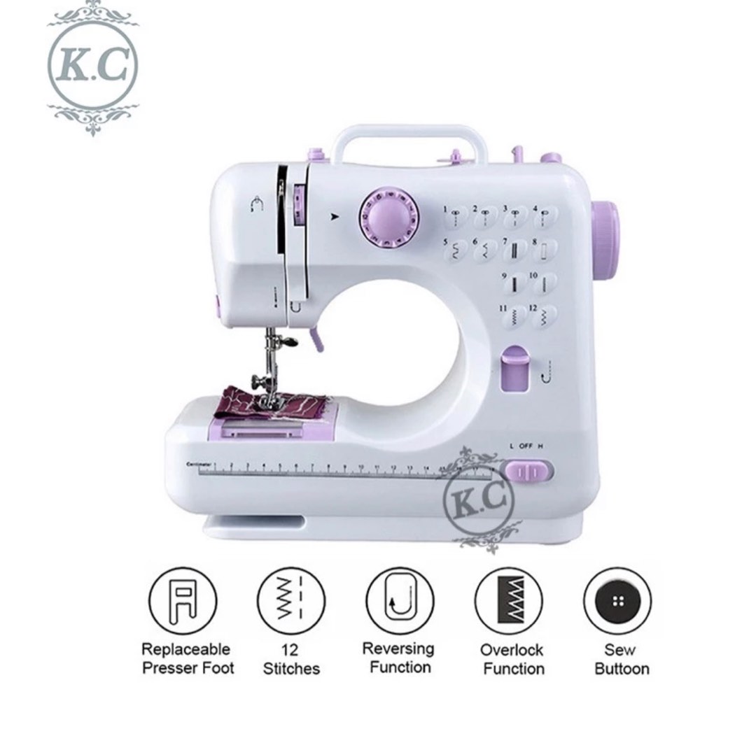 Sew Simple 12-Stitch Sewing Machine (w/ freebies), TV & Home Appliances ...