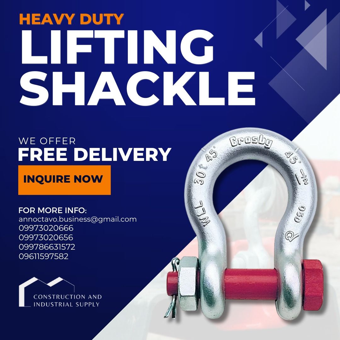 Shackle | Lifting Equipment | Rigging | Lifting Shackle | Hoisting ...