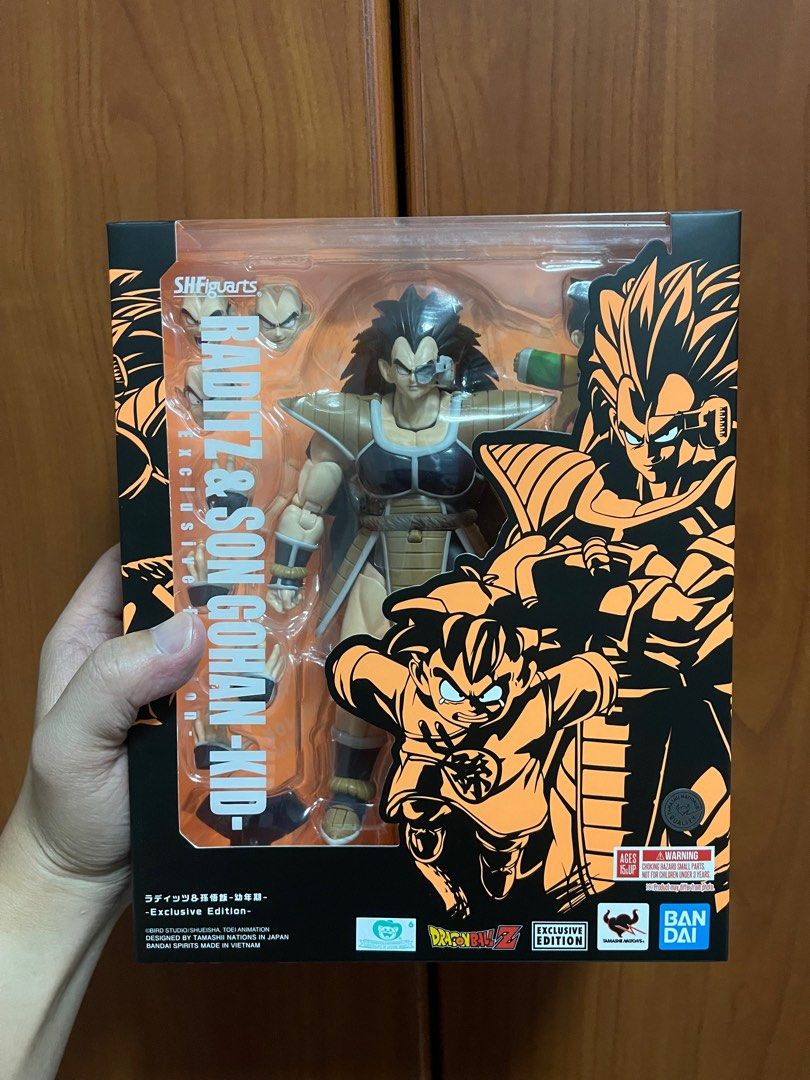 S.H.Figuarts SHF Raditz and Son Gohan Kid, Hobbies & Toys, Toys & Games ...