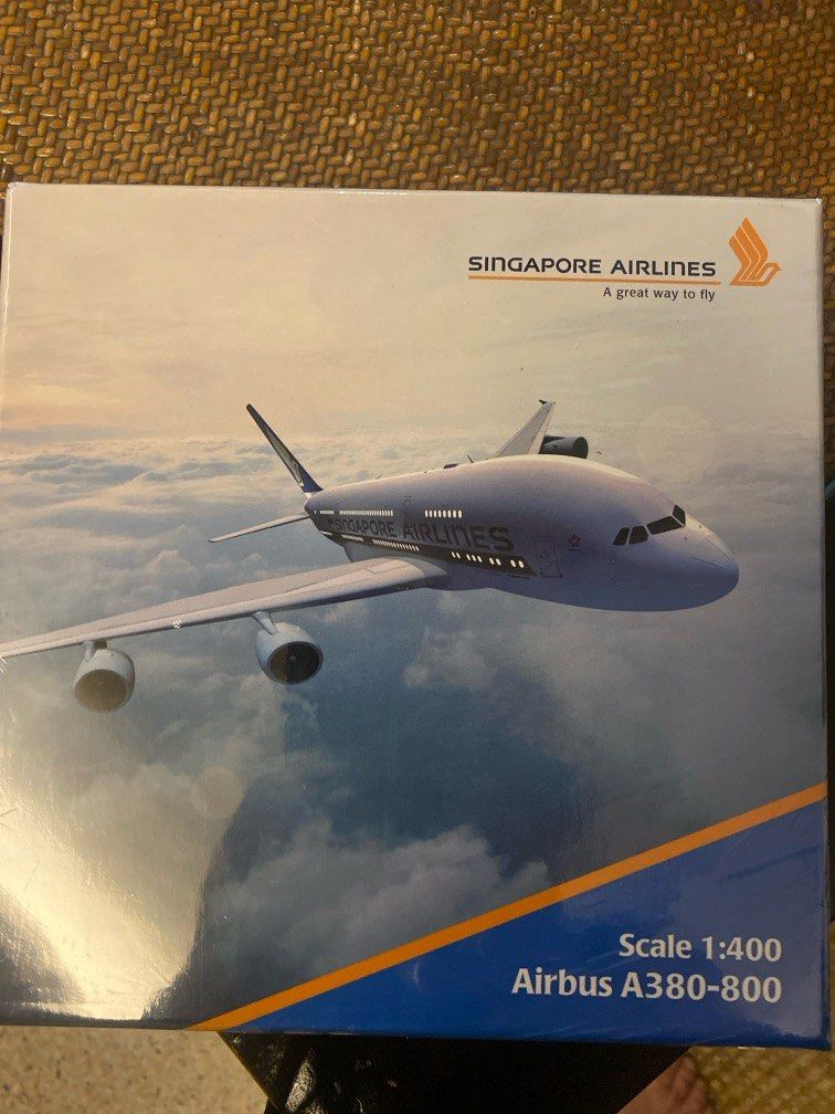 SIA airplane model A380-800, Hobbies & Toys, Travel, Travel Essentials ...