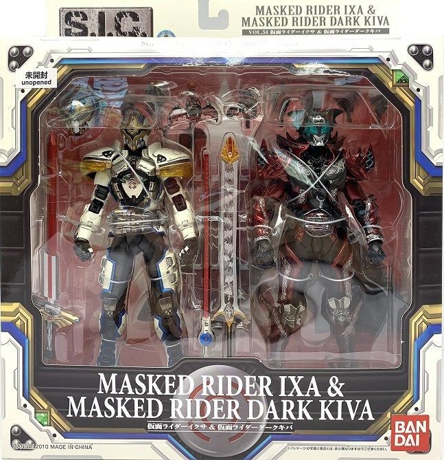 SIC Kamen Rider Ixa & Kamen Rider Dark Kiva VOL.54, Hobbies & Toys ...