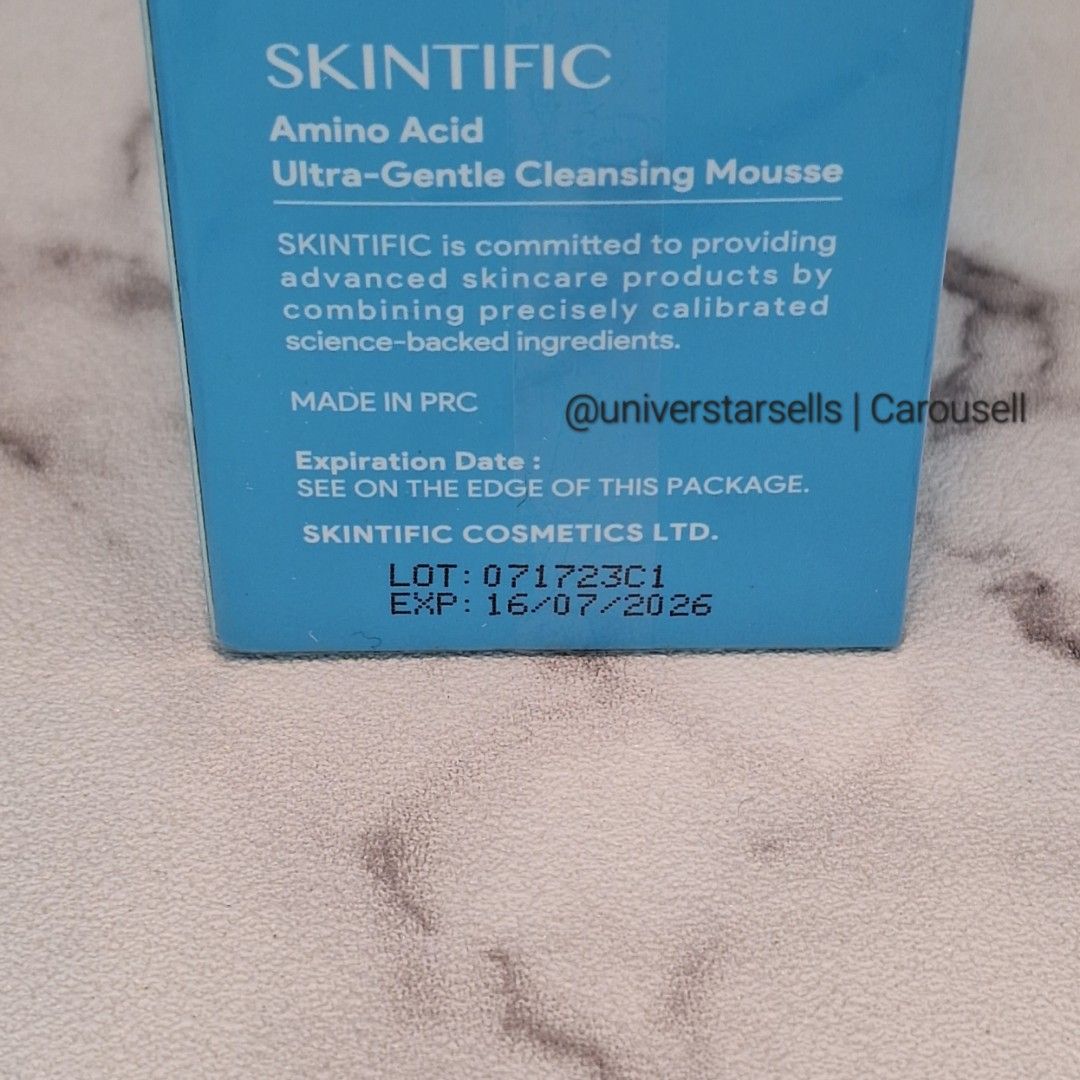[NEW|SEALED] SKINTIFIC AMINO ACID MOUSSE CLEANSER SABUN CUCI MUKA ...