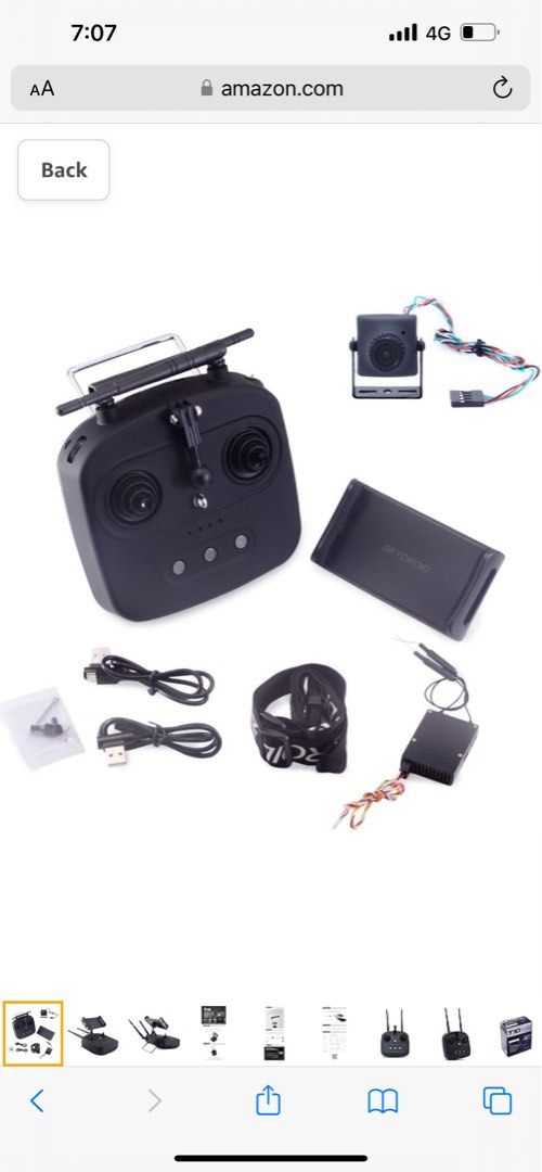 SKYDROID T10 2.4GHz 10CH FHSS Transmitter with R10/R10 Mini 10CH ...