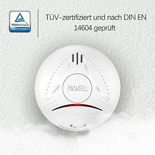 Smoke Alarms, 10-Year Battery Fire Alarm Smoke Detector Smart silence ...