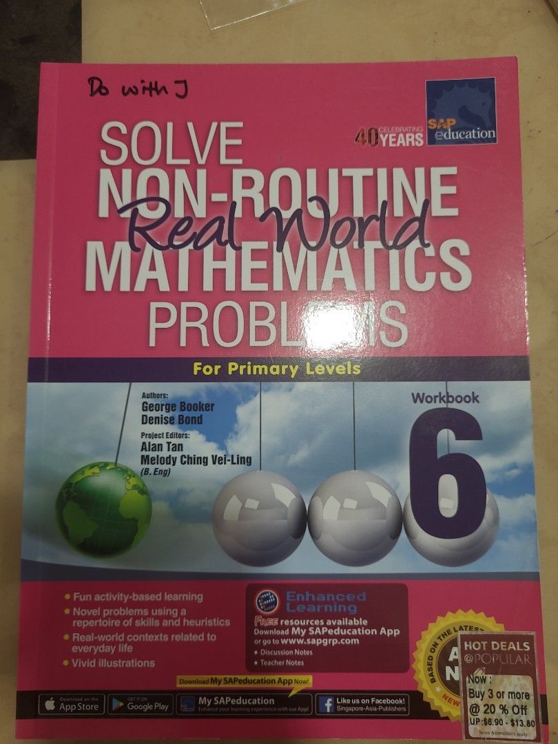 SOLVE NON-ROUTINE REAL WORLD MATHEMATICS PROBLEMS, Hobbies & Toys, Books & Magazines, Assessment ...
