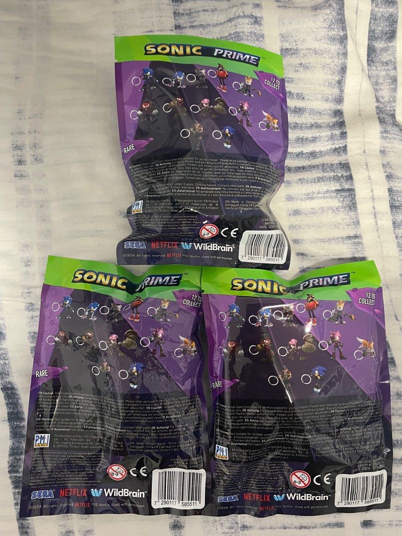 Sonic Prime Keychain Blind Bag, Hobbies & Toys, Toys & Games on Carousell