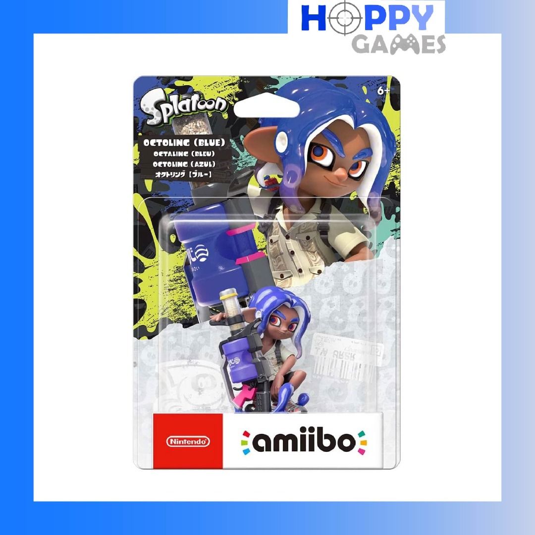 Splatoon 3 Octoling Blue Amiibo Nintendo Switch Splatoon Series Splatoon 2, Video Gaming, Video ...
