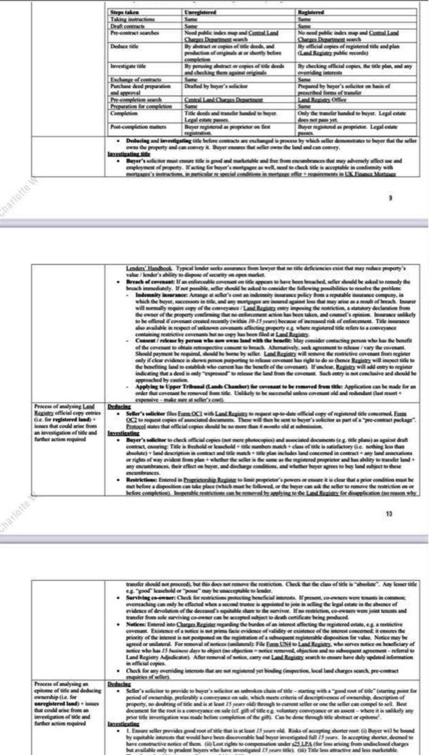 SQE - SQE2 Revision Notes (240 pages) (updated Oct 2023), Hobbies ...