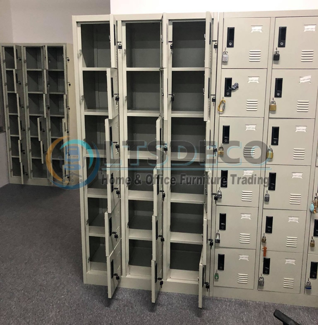Steel Locker Double Locking System Furniture and Office Partition ...