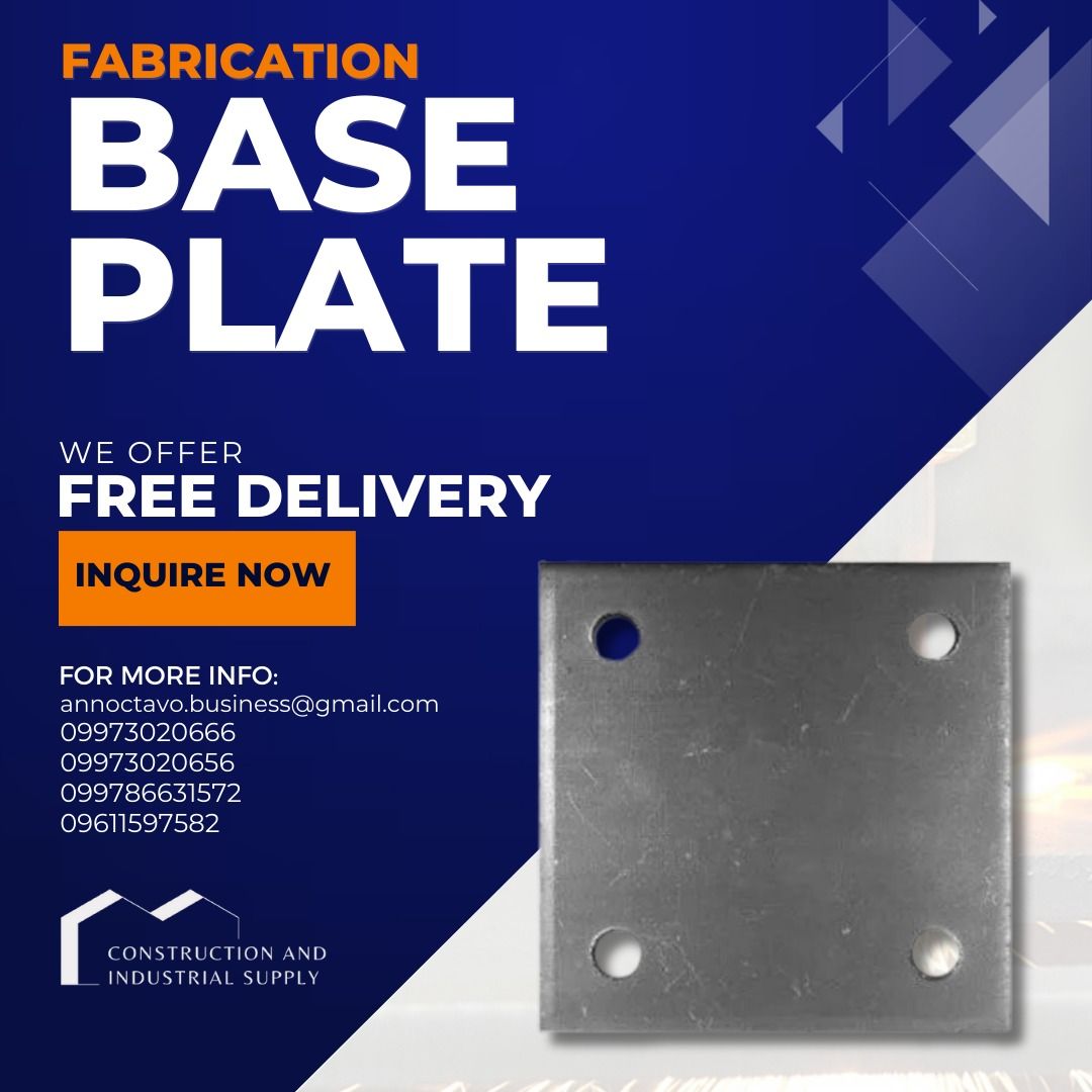 Steel Plate | Metal Plate | Fabrication | Steel base plate | Mounting ...