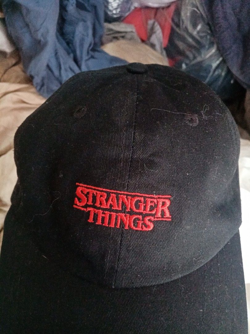 Stranger Things Cap, Men's Fashion, Watches & Accessories, Caps & Hats ...