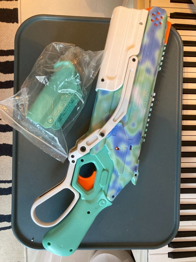 supreme nerf takedown with shanye lever action kit, Hobbies & Toys ...