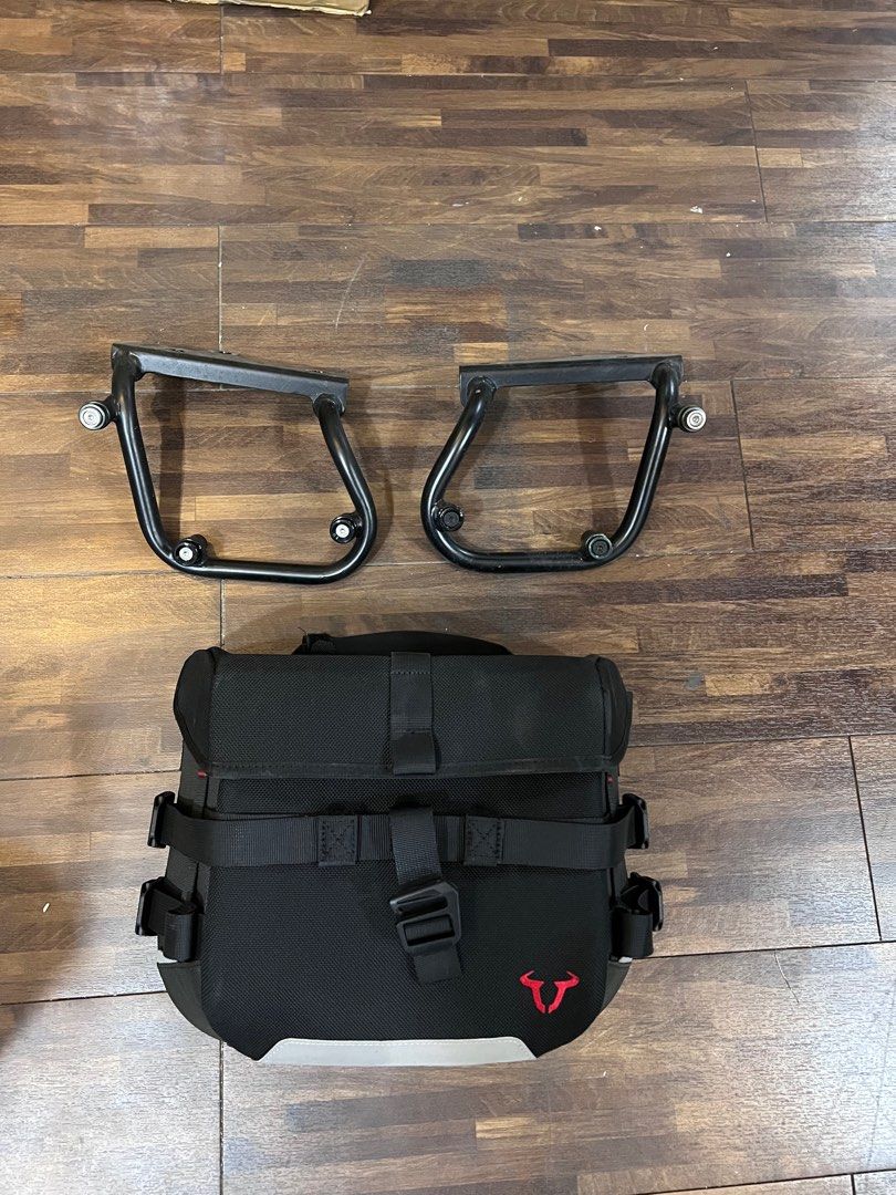 Sw motech brackets for 2022 xsr 900 and 10 litre sys bag, Motorcycles ...