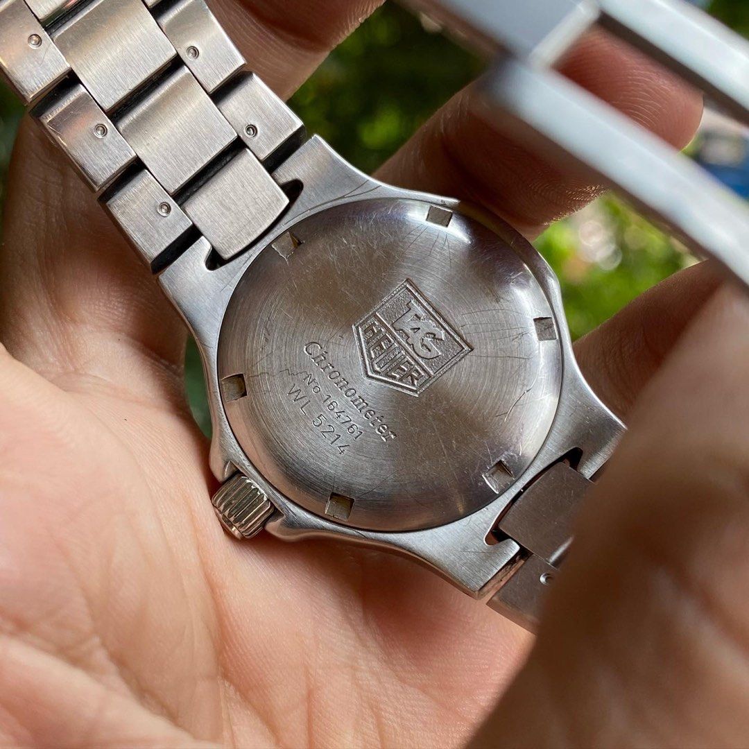 Tag Heuer Kirium Salmon Dial WL 5214 Automatic 34mm, Fesyen Pria, Jam ...