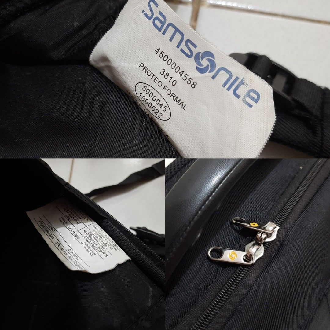 TAS RANSEL SAMSONITE PROTEO FORMAL LAPTOP BACKPACK, Fesyen Pria, Tas ...