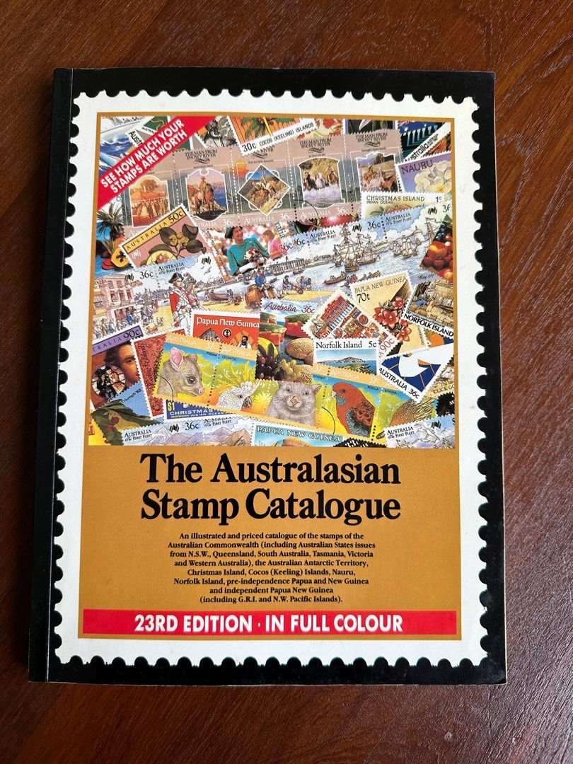 The Australian Stamp Catalogue 23rd Edition in Full Colour, Hobbies ...