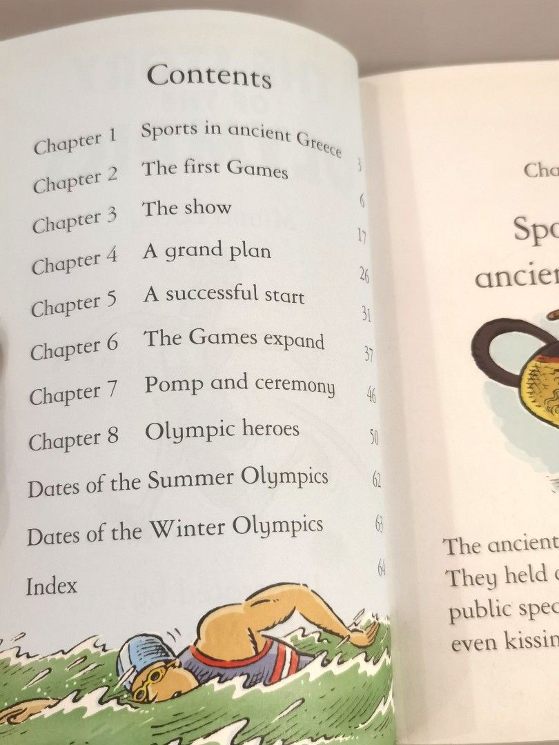 The Story Of The Olympics Usborne Young Reading Children Story Book By ...