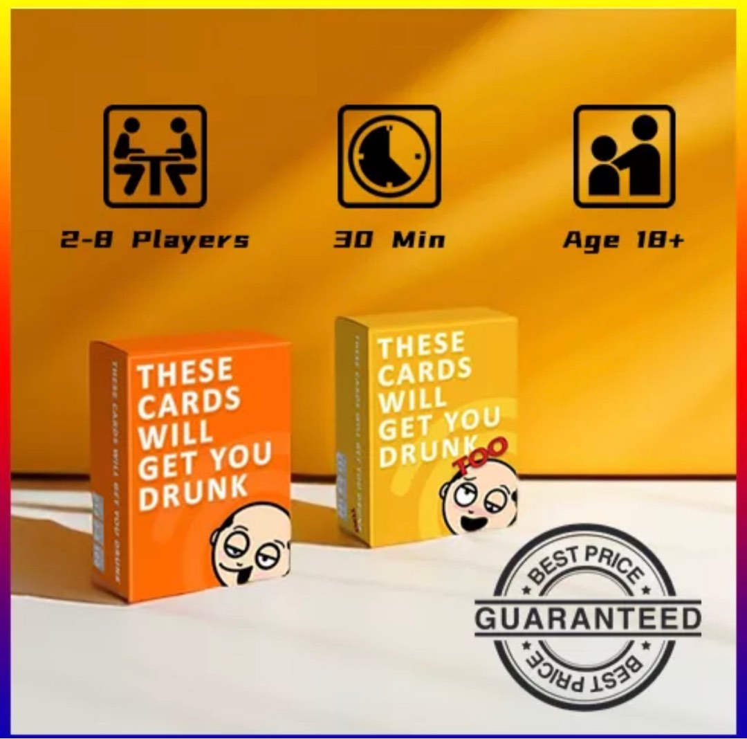These Cards Will Get You Drunk Card Game - Perfect Party Card Games ...