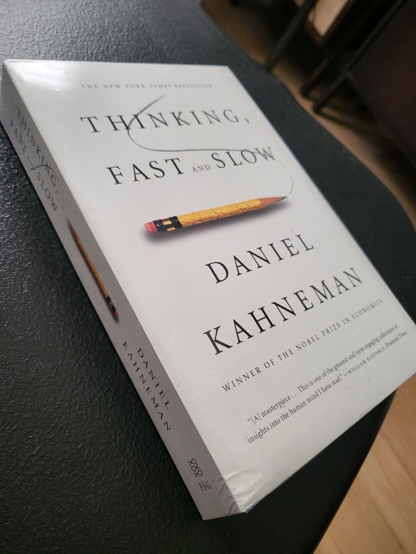 Thinking Fast and Slow by Daniel Kahneman (Soft Cover), Hobbies & Toys ...