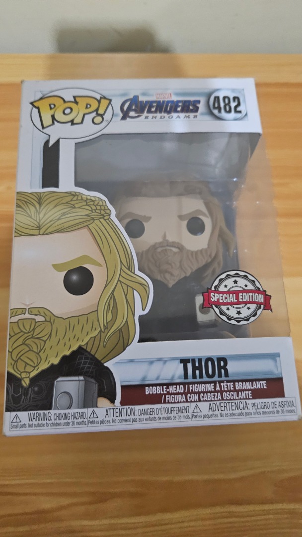 Thor SE Avengers Endgame Funko Pop, Hobbies & Toys, Toys & Games on Carousell
