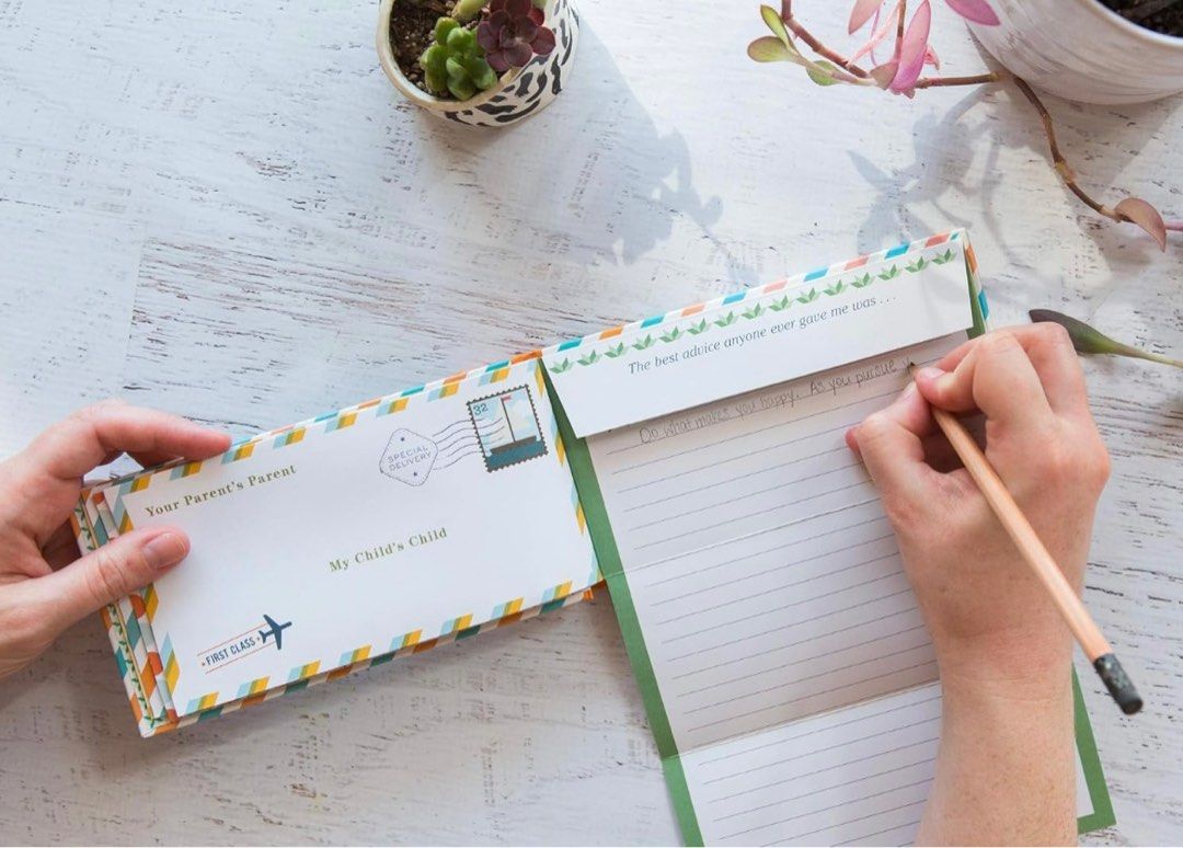 Time capsule book; Letters to My Grandchild: Write Now. Read Later ...