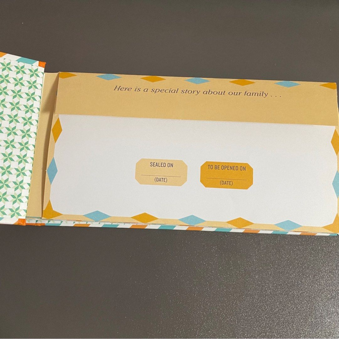 Time capsule book; Letters to My Grandchild: Write Now. Read Later ...