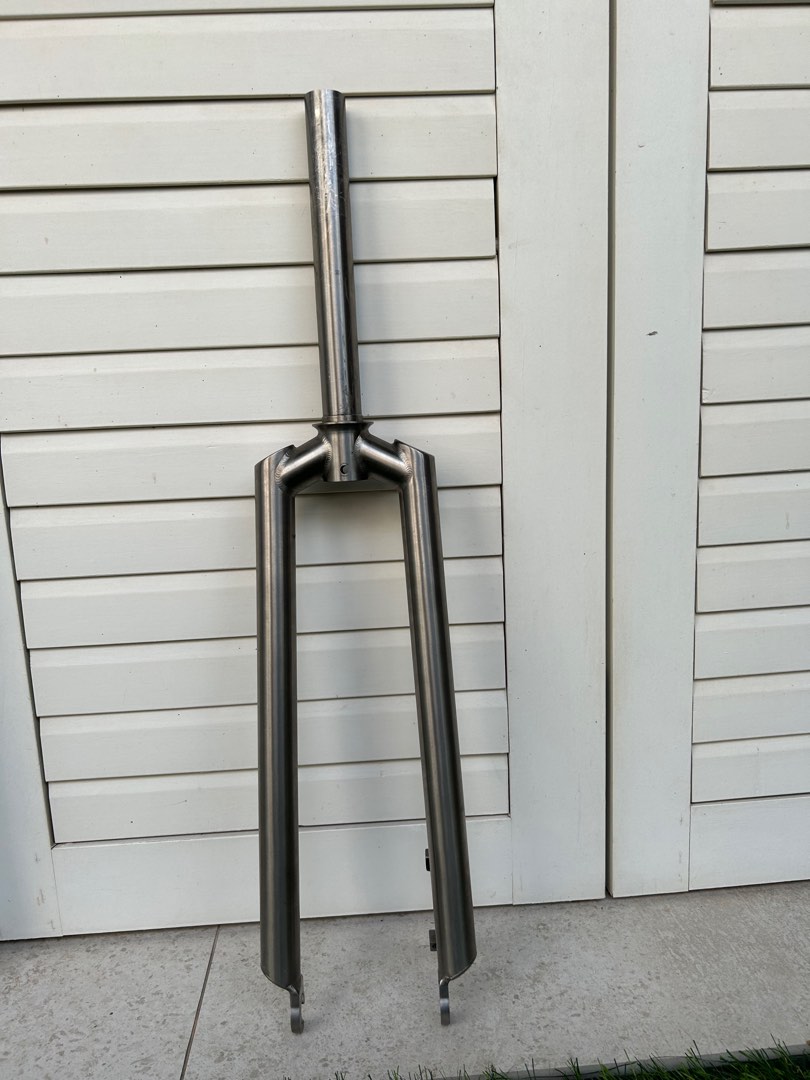 Titanium fork uncut, Sports Equipment, Bicycles & Parts, Parts ...