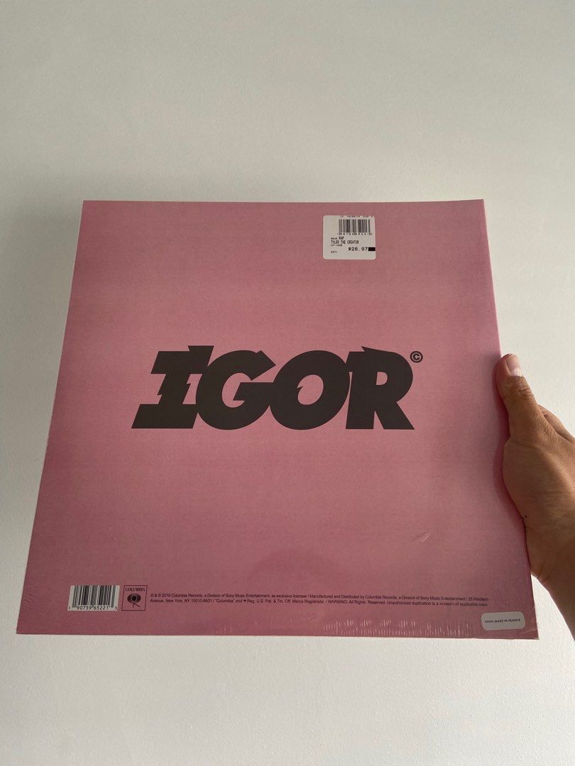 Tyler the creator Igor album vinyl, Hobbies & Toys, Music & Media ...