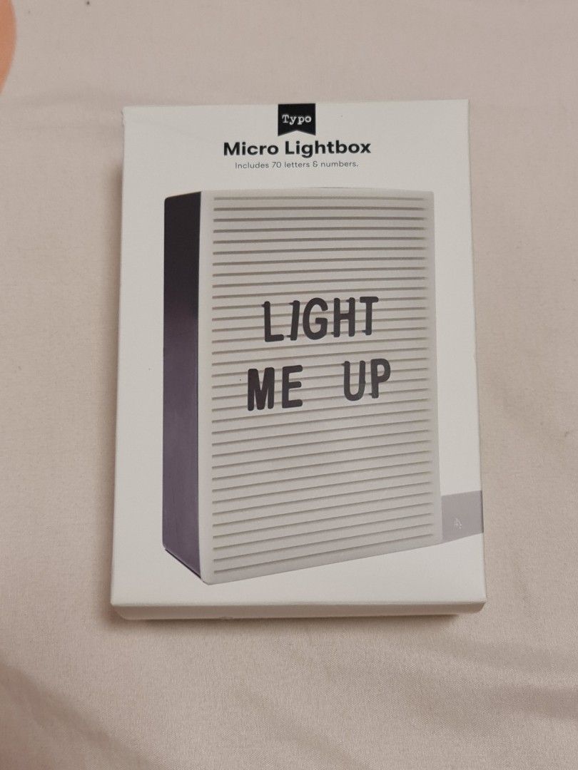 Typo Micro Light Box, Babies & Kids, Baby Nursery & Kids Furniture ...
