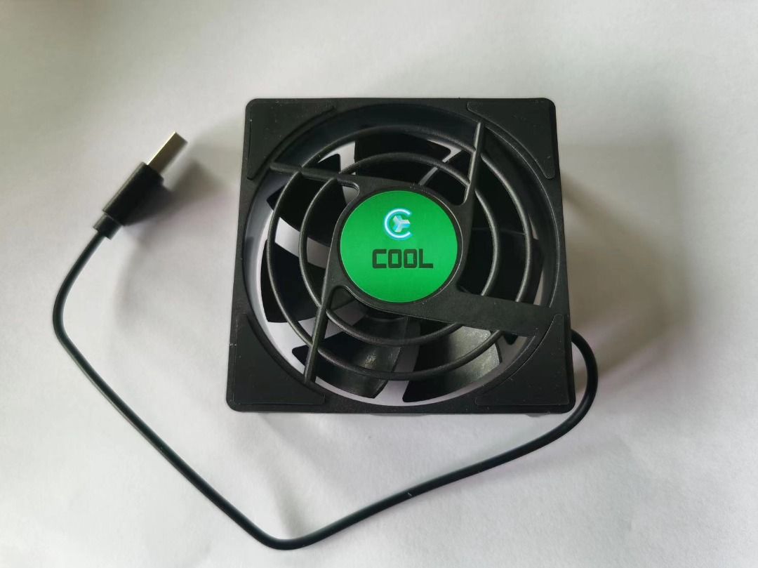 USB Router Cooling Fan Base Support Set-top Android Box Light Optical ...