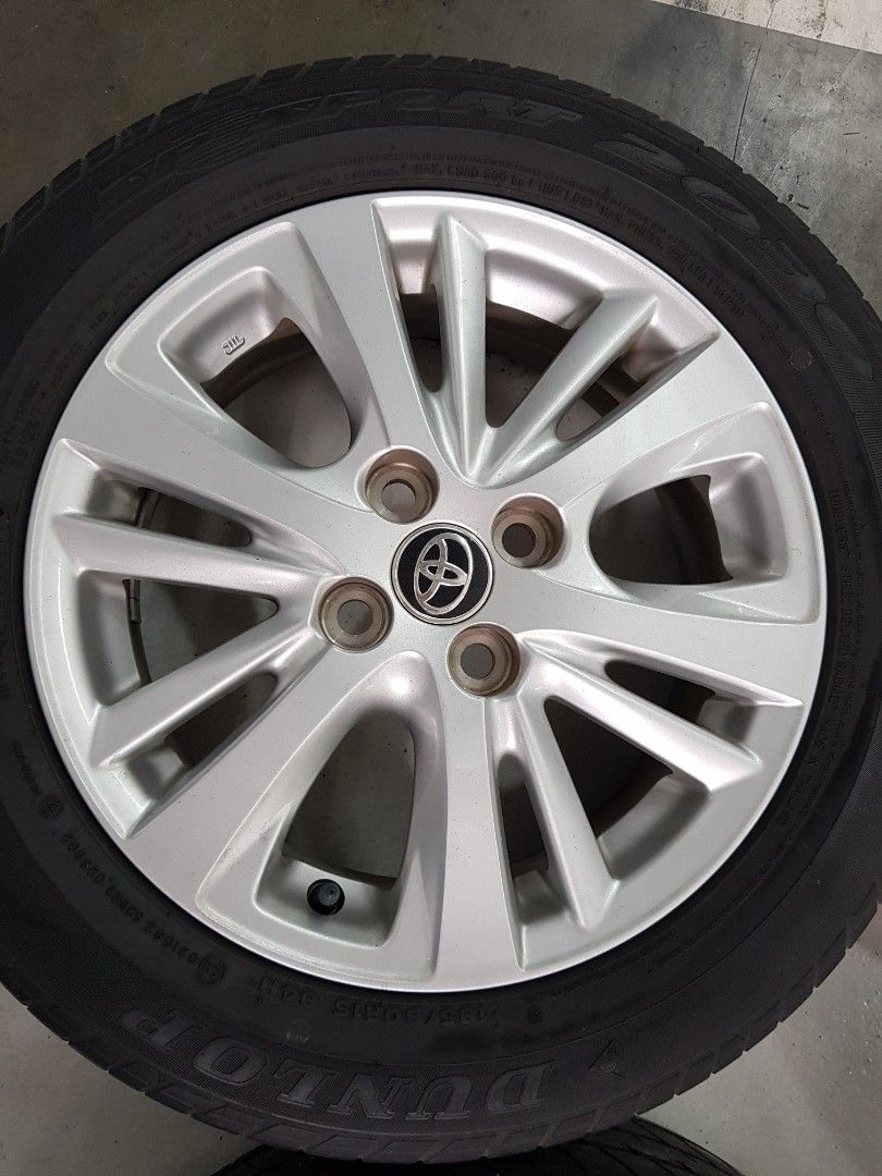 Used 15" Original Toyota Vios 4/100 Rims Only, Car Accessories, Tyres ...