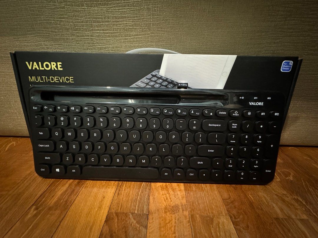 Valore Multi-Device Wireless Keyboard, Computers & Tech, Parts & Accessories, Computer Keyboard ...