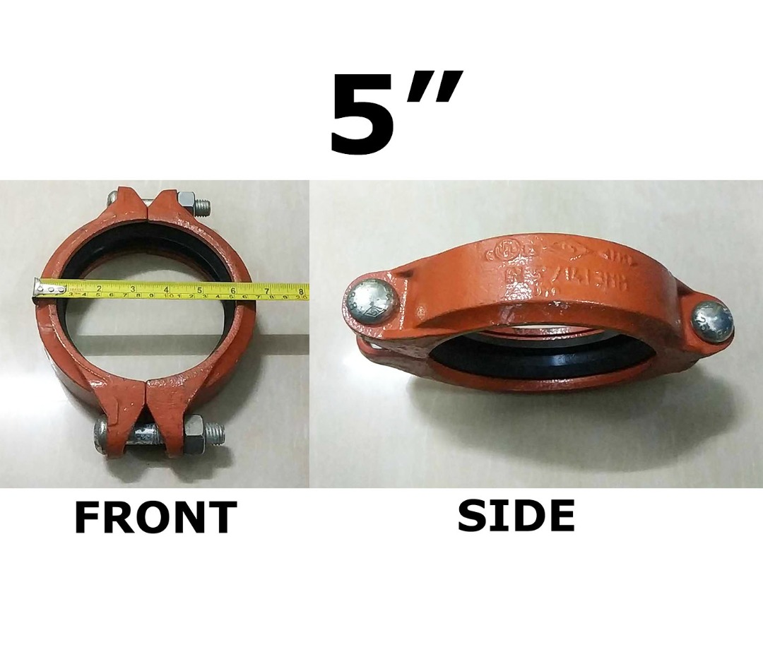 VICTAULIC CLAMP 5" MECHANICAL GROOVED COUPLING ...