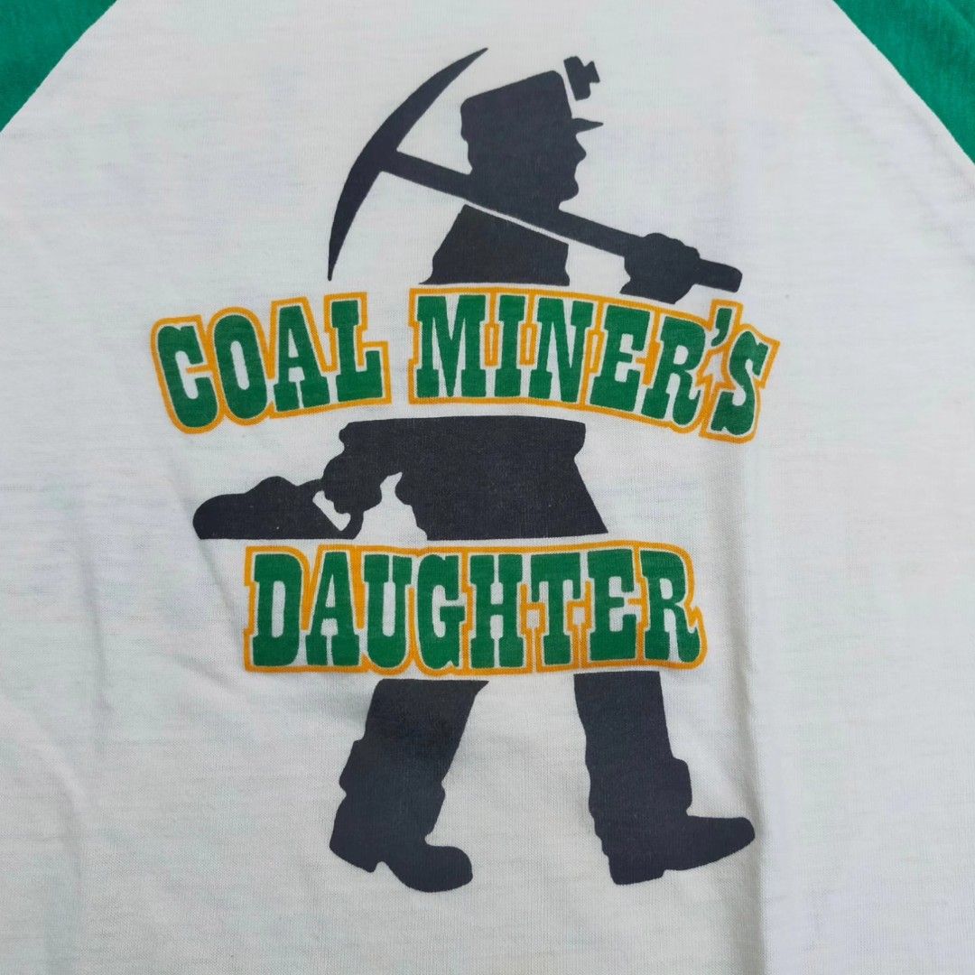 Vintage Coal Miner's Daughter Tee Shirt, Men's Fashion, Tops & Sets ...