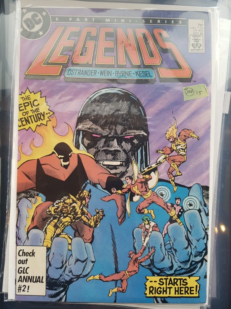 Vintage DC LEGENDS comic magazine, Hobbies & Toys, Books & Magazines ...