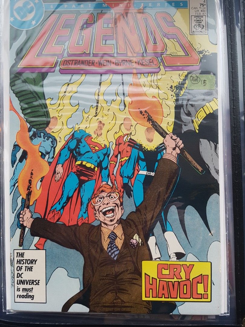 Vintage DC LEGENDS Cry Havoc comic magazine, Hobbies & Toys, Books ...