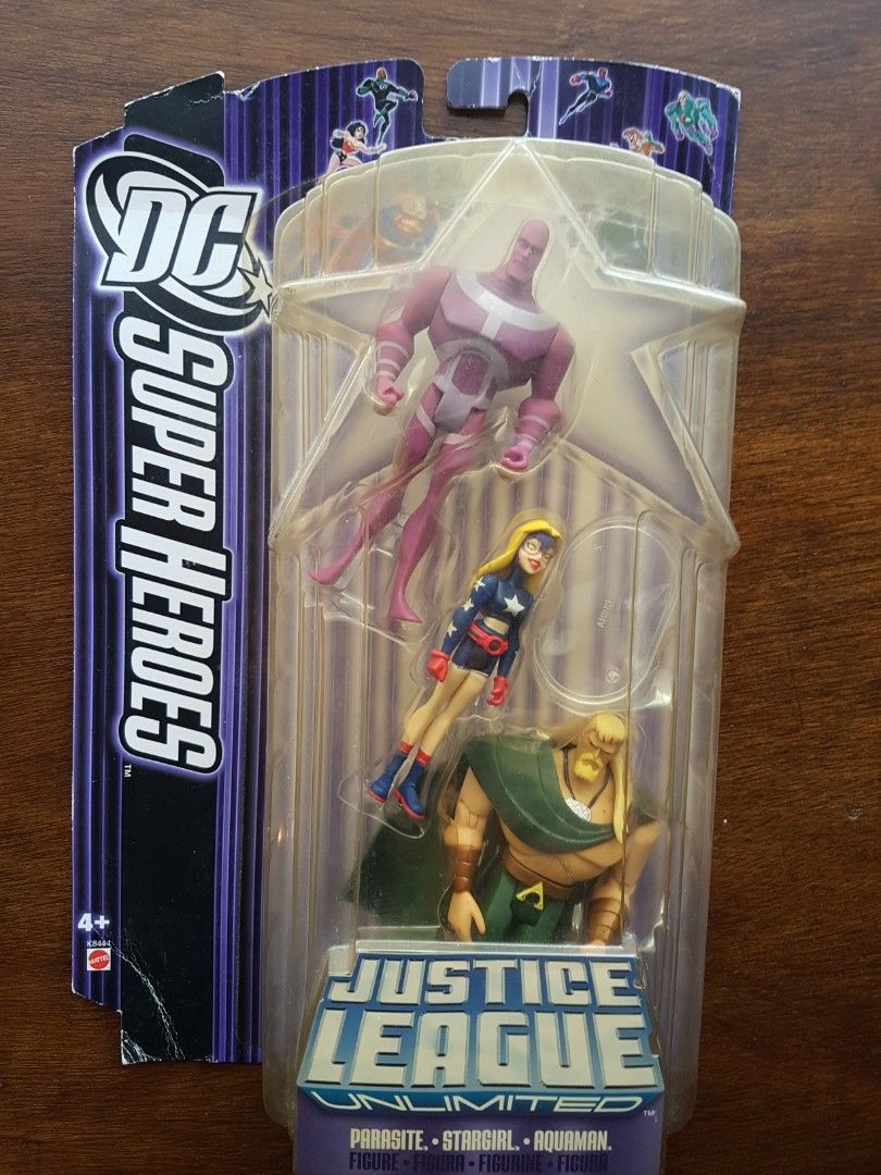 Vintage DC Superheroes Parasite, Stargirl, Aquaman action figures ...